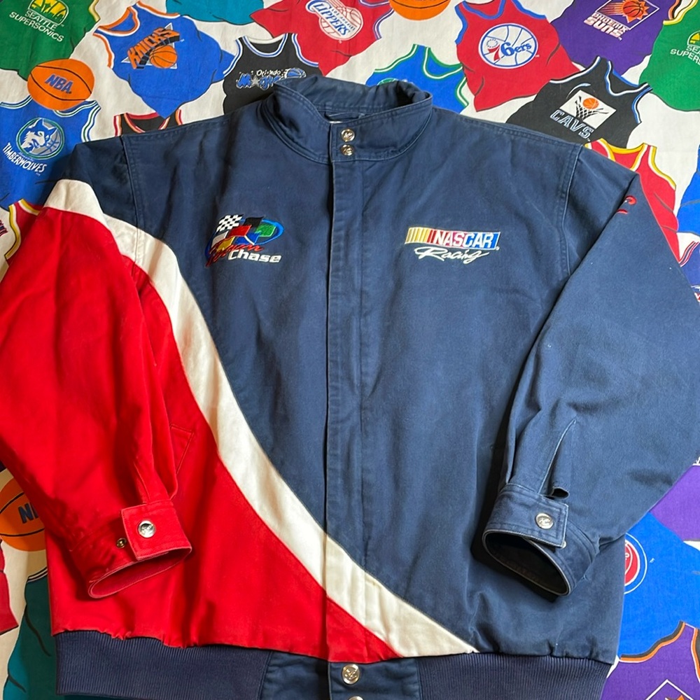 Vintage Nascar Team Chase Nascar Racing Jacket - Gem